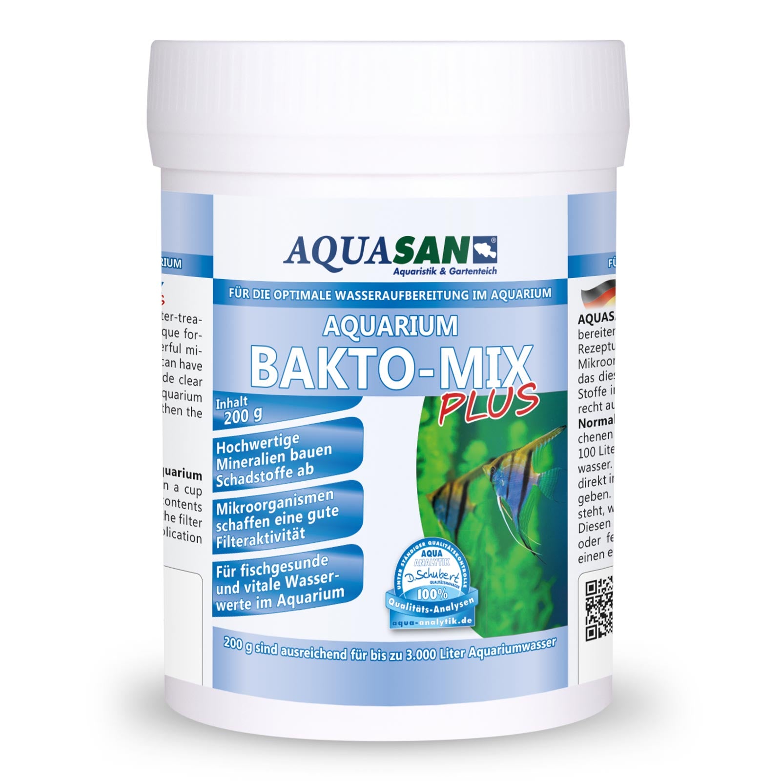 AQUASAN Bakto-Mix. Wichtige Aquarium Mikroorganismen.